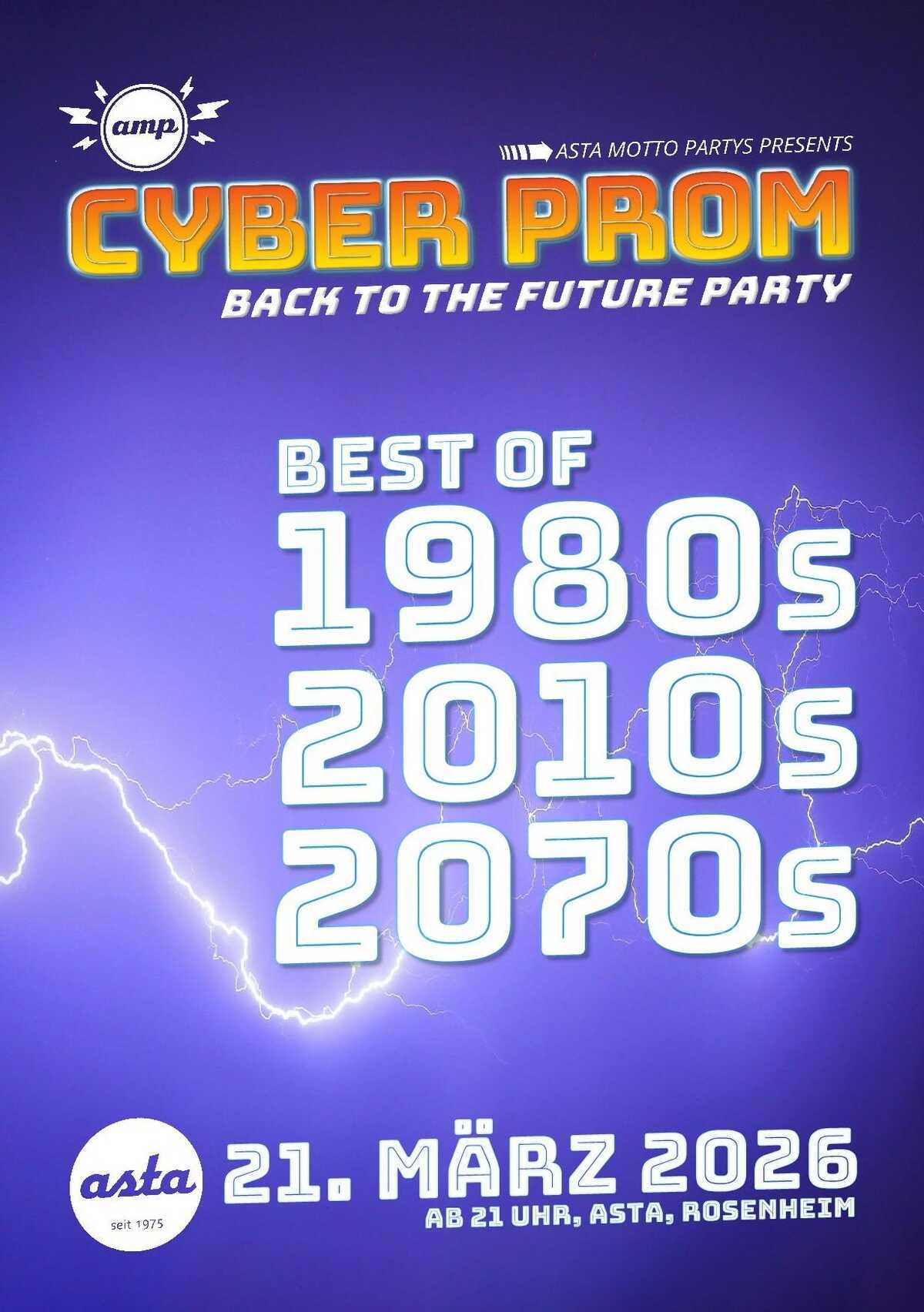 Cyber-Prom: Back to the Future Party in der Asta