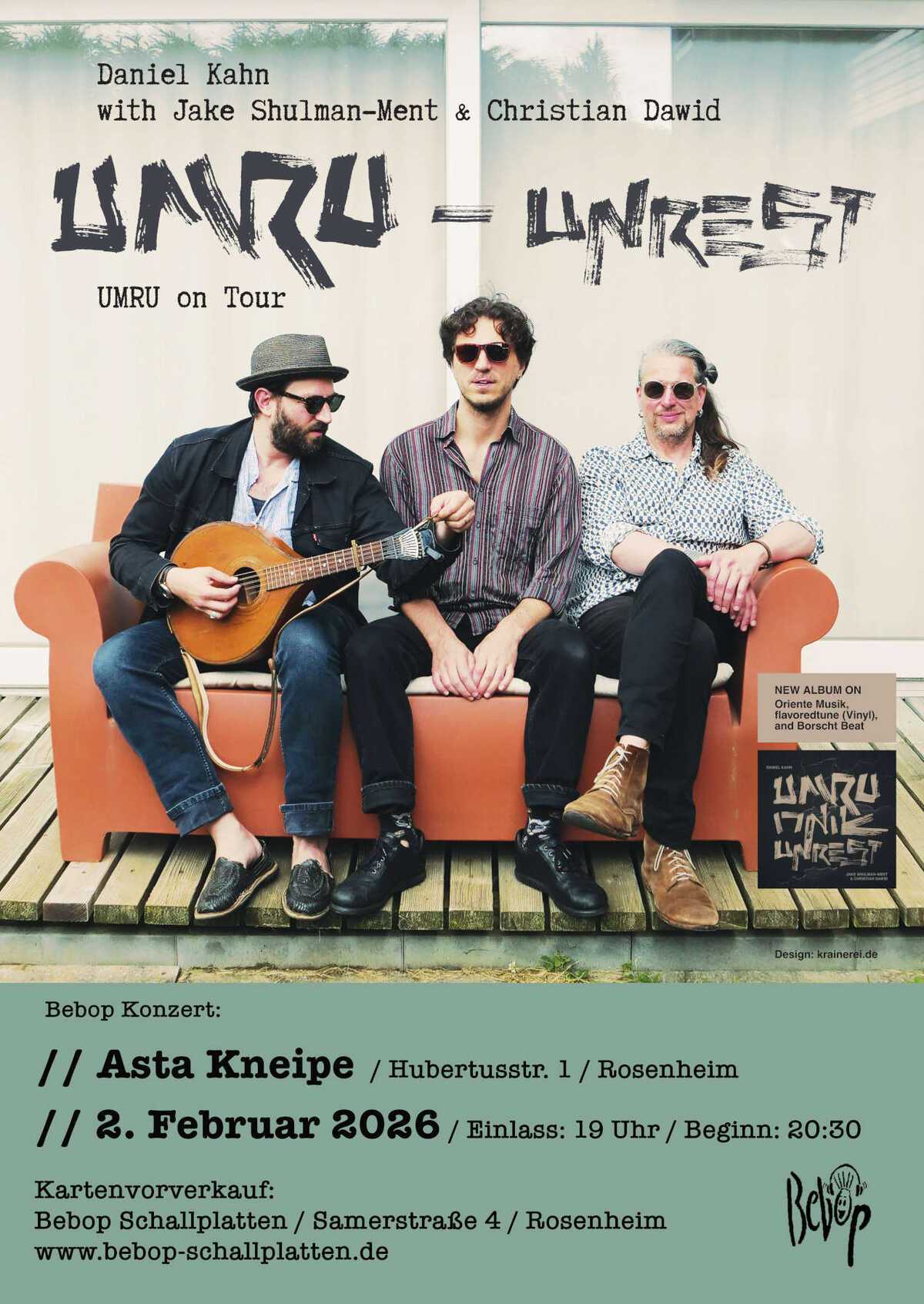 Daniel Kahn with Jake Shulman-Ment & Christian Dawid